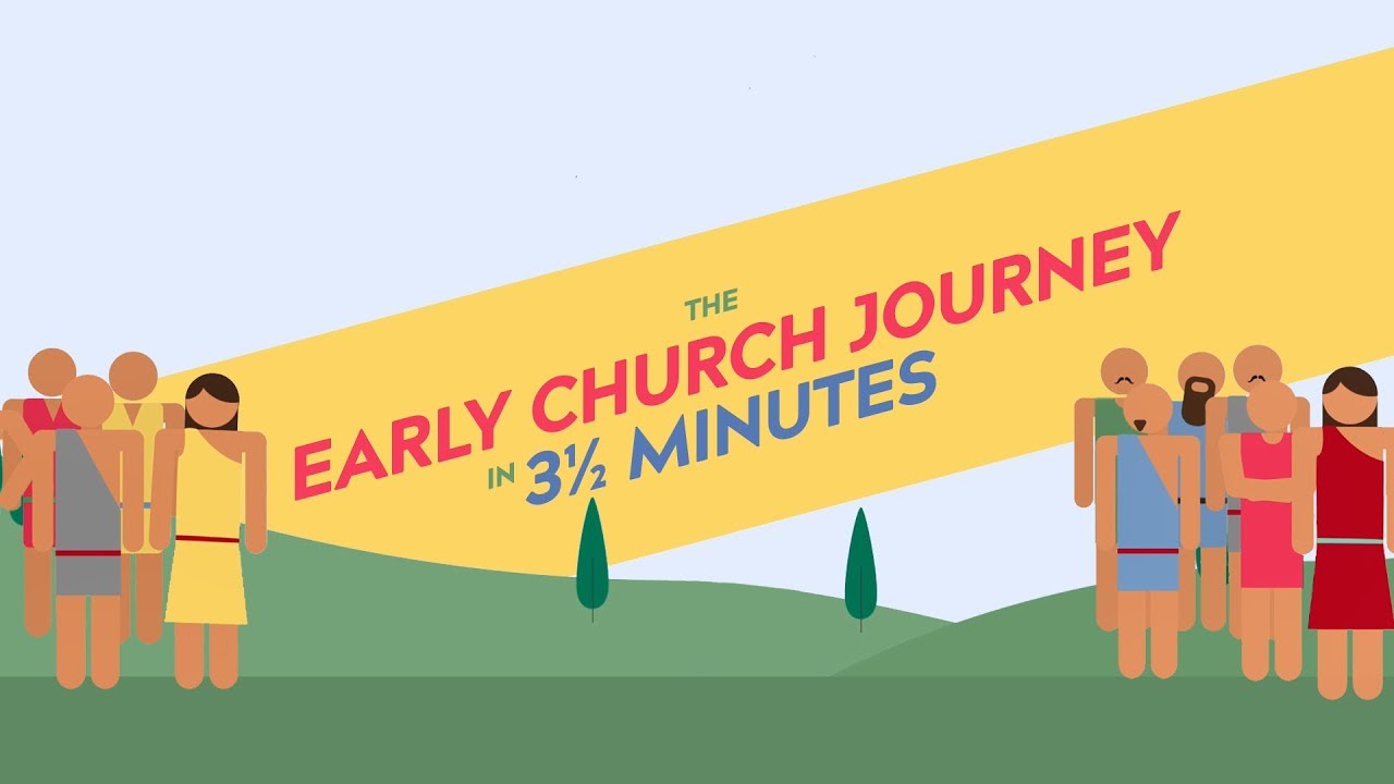 The journey of the Early Church - explained in 3 ½ minutes!