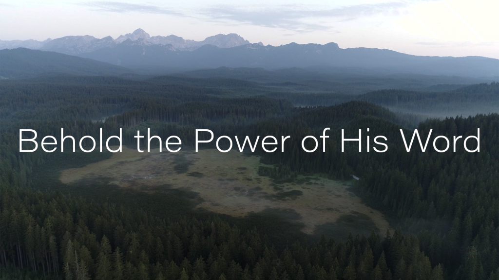 Behold the Power of His Word Lyric Video - Go Chatter